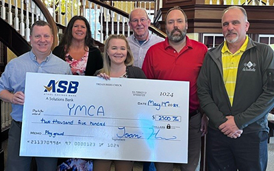 ASB donates $2,500 to YMCA Playground Campaign - ASB - Athol Savings ...